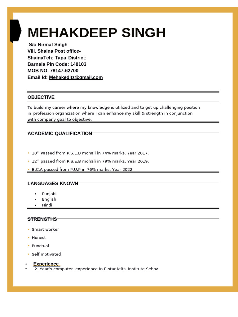 Mehakdeep Singh | PDF