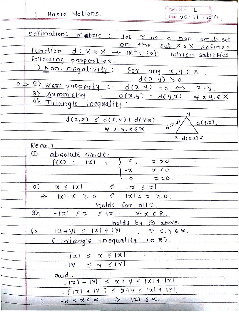 Matric Space Pdf 9496