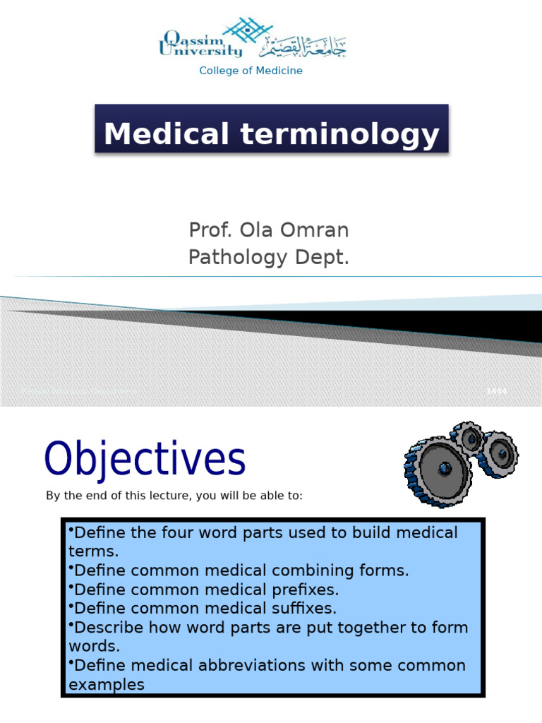 Understanding Medical Terminology Basics | PDF | Medicine | Medical ...