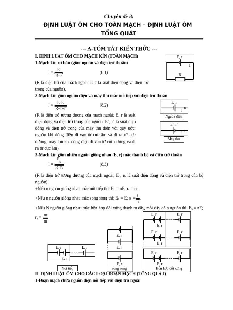 Chuyen de Dinh Luat Om Cho Toan Mach Dinh Luat Om Tong Quat (1) | PDF