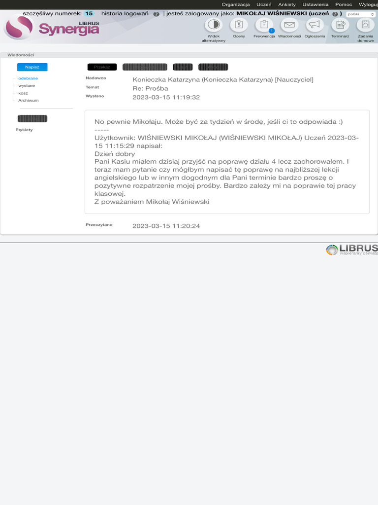 LIBRUS Synergia 5 | PDF