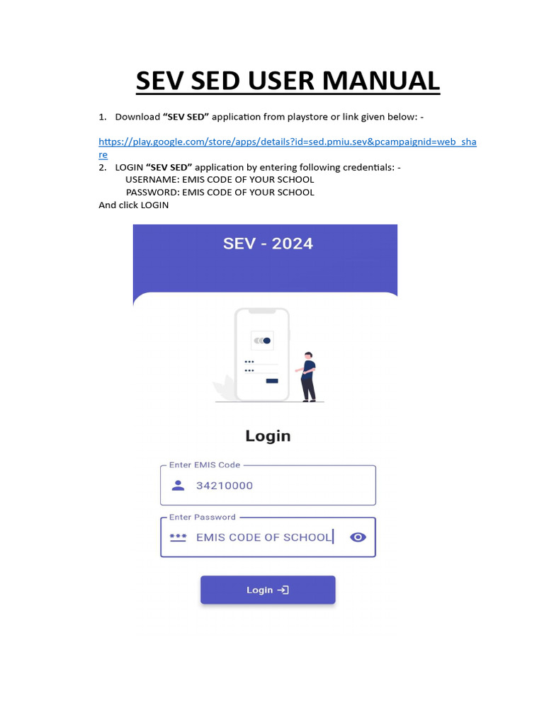 User Manual "Sev Sed" | PDF