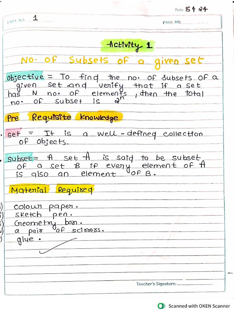 Math Practical Till 7 | PDF