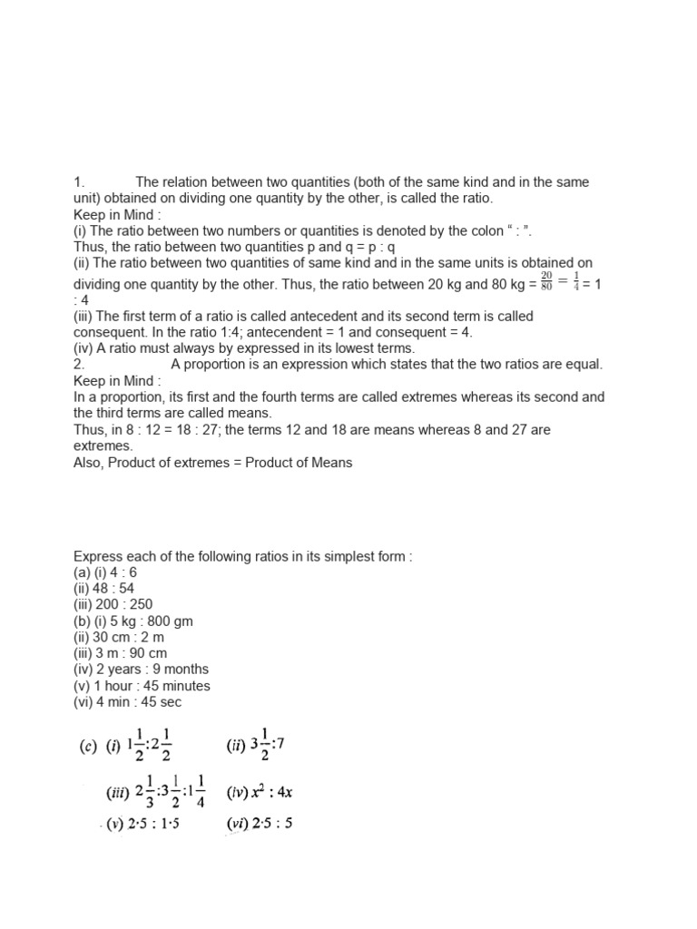 Selina Concise Maths Solutions Class 6 Chapter 11 Ratio Pdf 8162