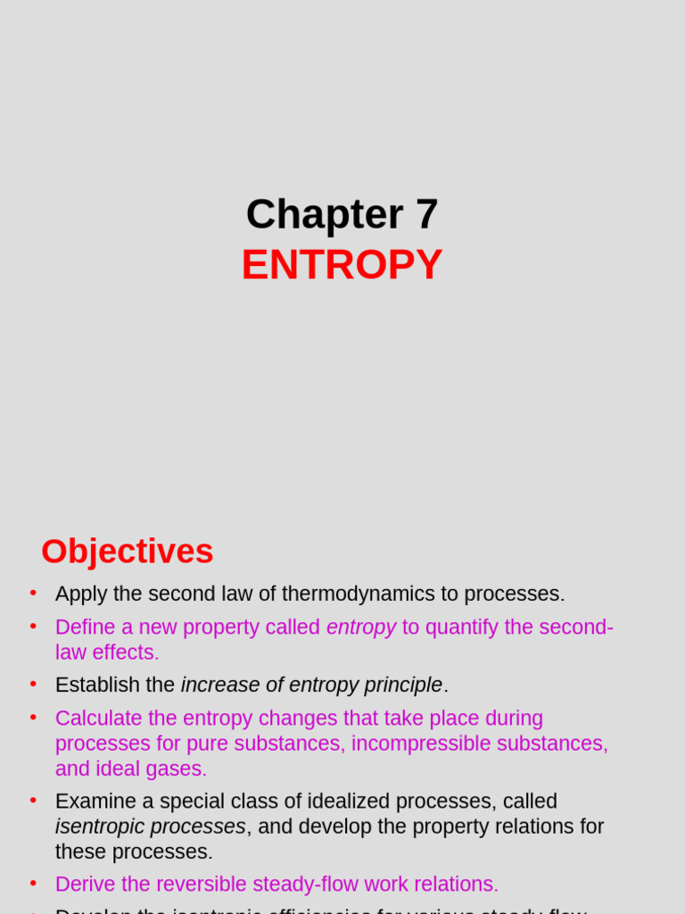 Heat&Thermodynamics II | PDF | Entropy | Heat