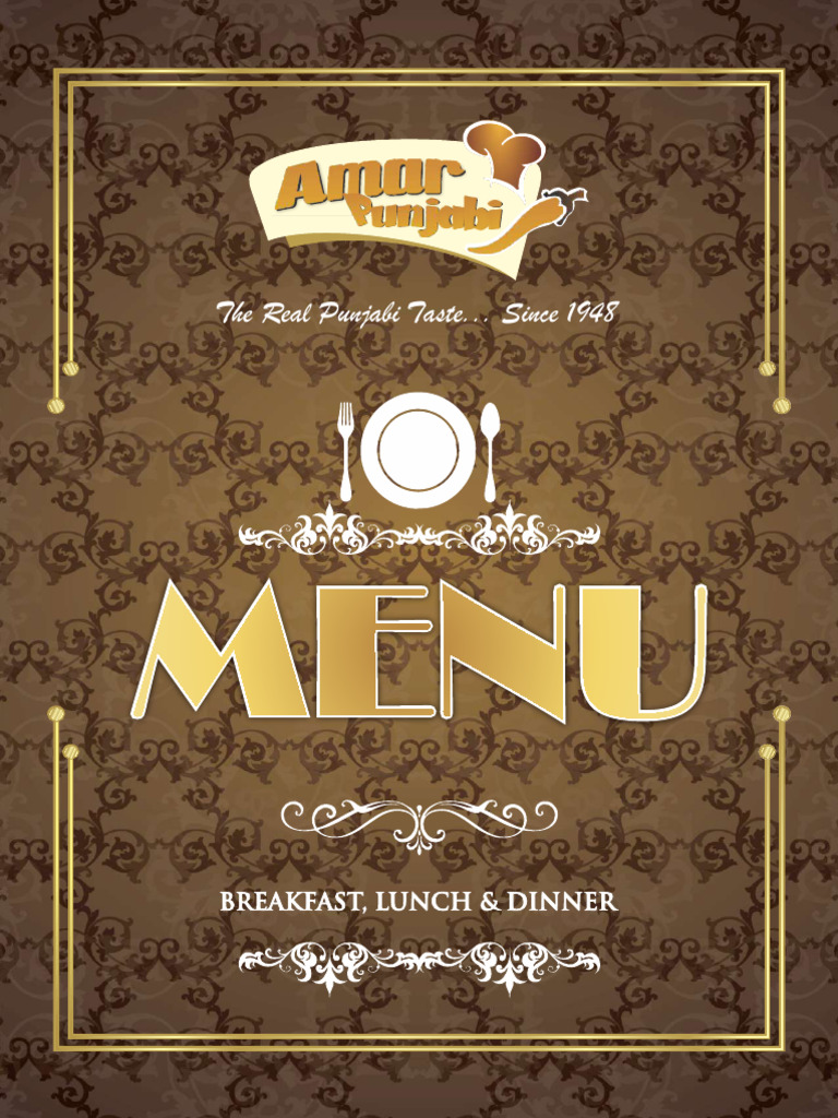 apf-menu2 | PDF | Indian Cuisine | Food And Drink