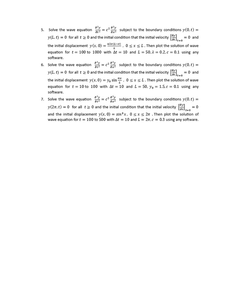Wave Equations Pdf