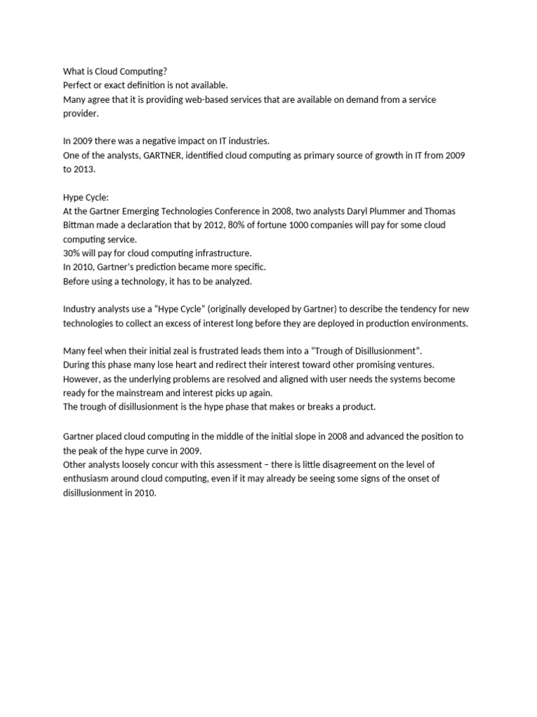 Cc-Unit 1 | PDF | Cloud Computing | Software As A Service