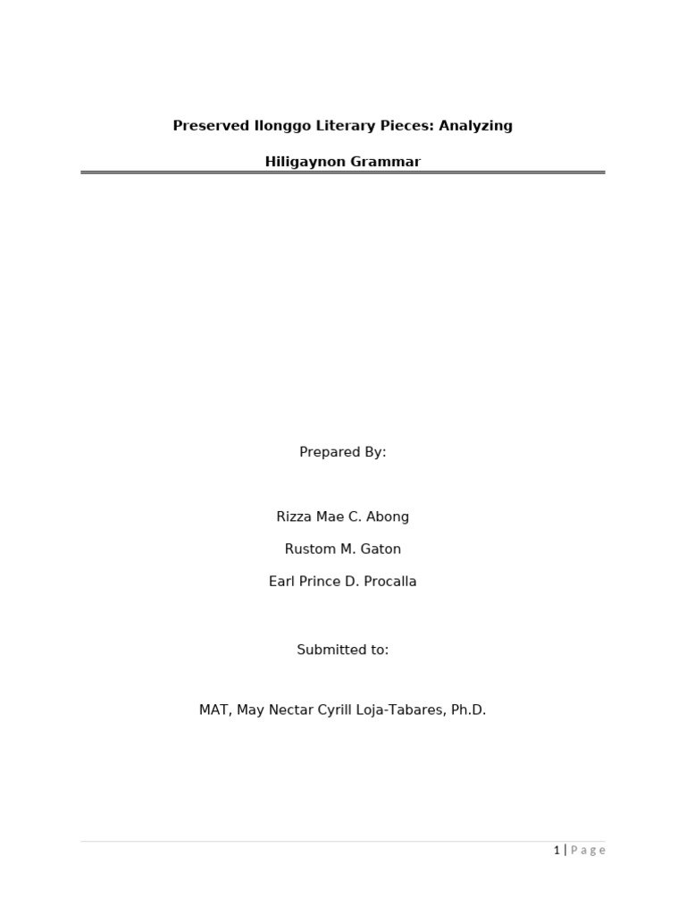 Qualitative Research Sample Chapter 1 3 | PDF