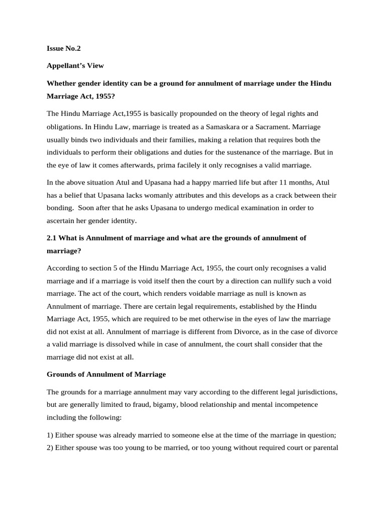 ISSUE 2 | PDF | Annulment | Marriage
