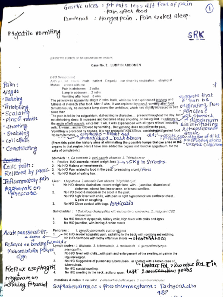 abdo lump notes | PDF