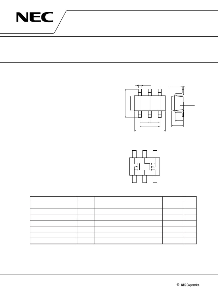 µPA672T N-Channel MOS FET Data Sheet | PDF | Field Effect Transistor ...