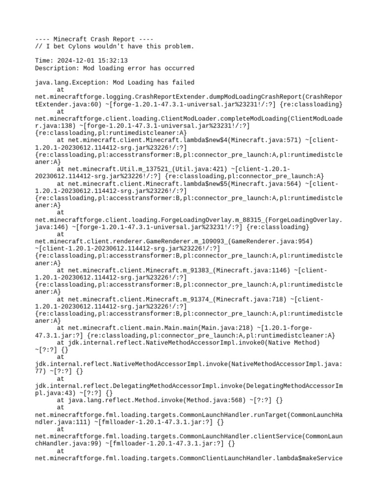 Crash 2024 12 01 - 15.32.13 FML | PDF | Software | Computer Science