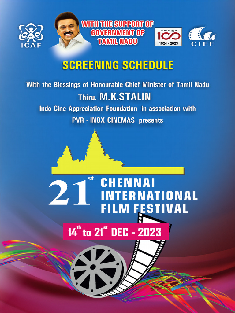 21st CIFF Screening Schedule | PDF