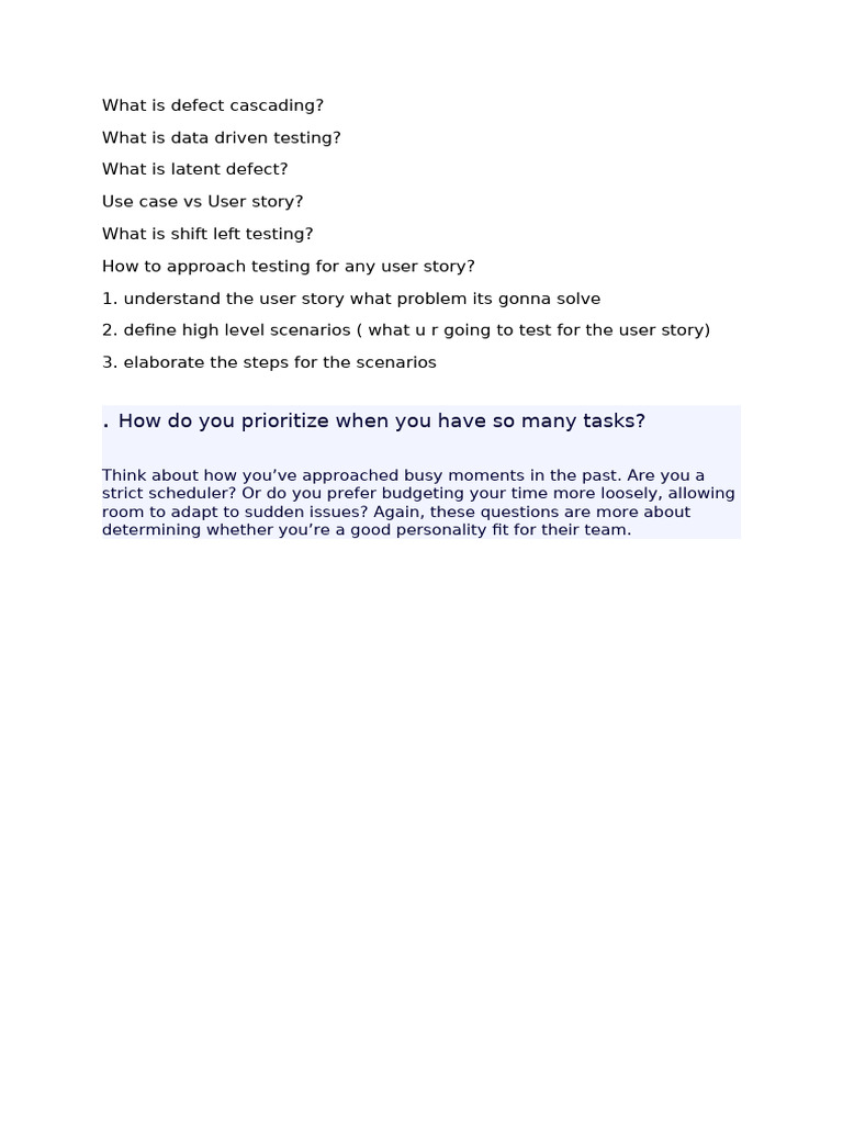 EA Questions | PDF