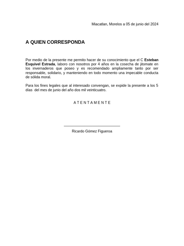 Carta 3 | PDF