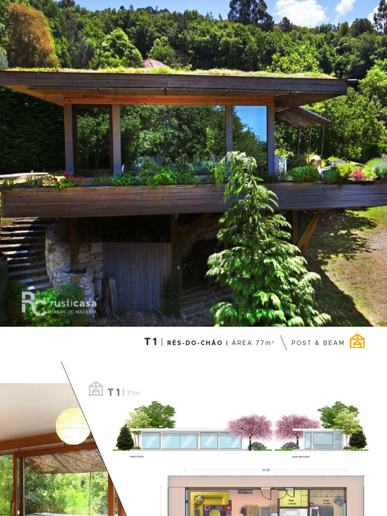 Fichas Modelos Casas RusticasaV7 Compressed | PDF | Projeto arquitetônico | Arquitetura