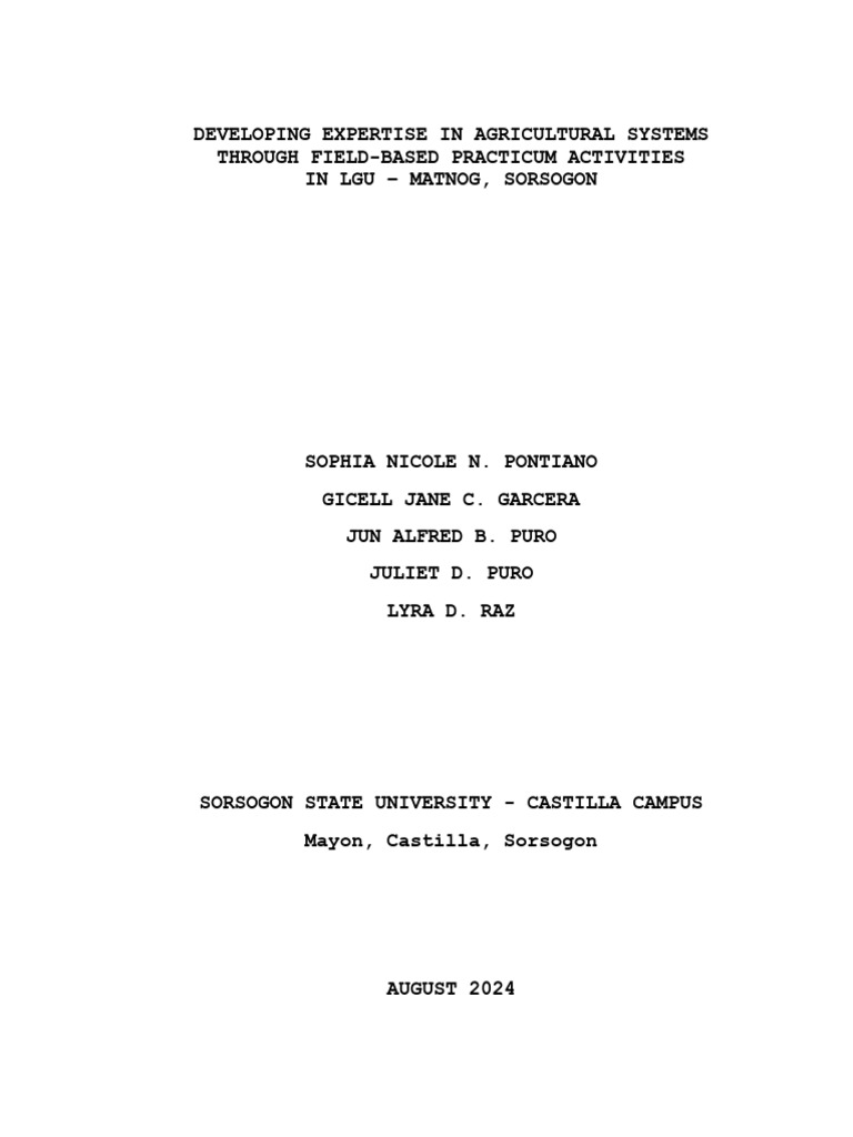 PRACTICUM, Manuscript Format | PDF | Soil | Mulch