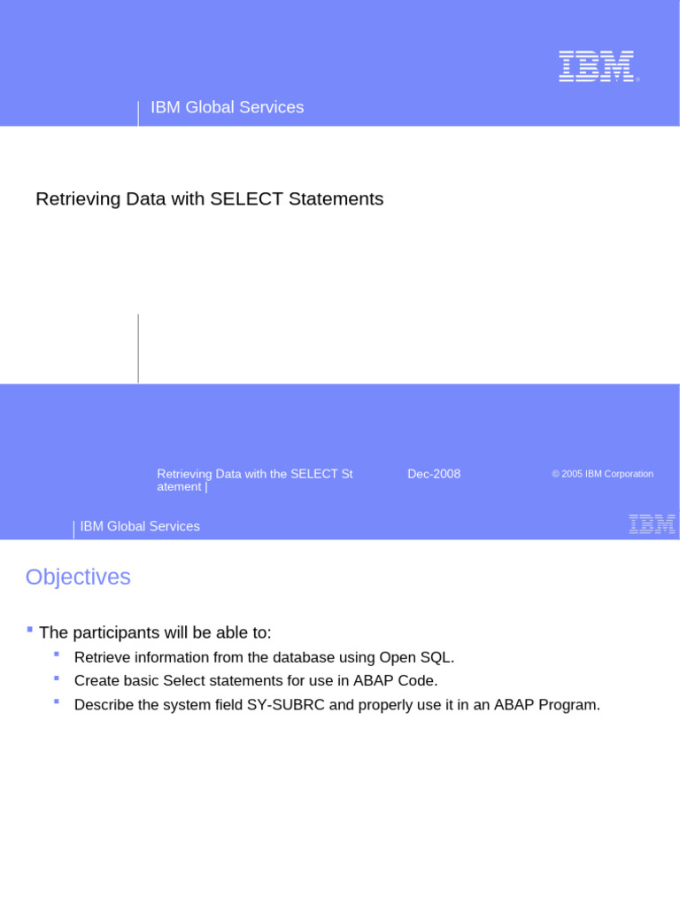 Chapter 05_Retrieving Data With SELECT Statements | PDF | Sql | Information Retrieval