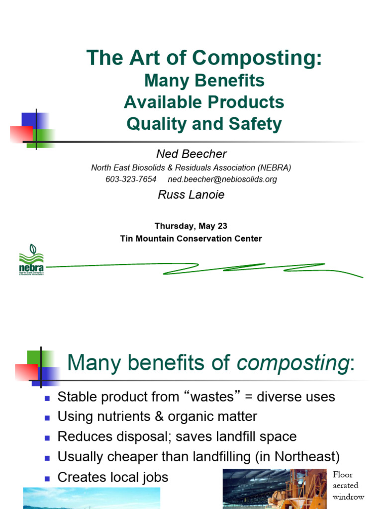 The Many Benefits of Compost Available Compost Products Compost Quality ...