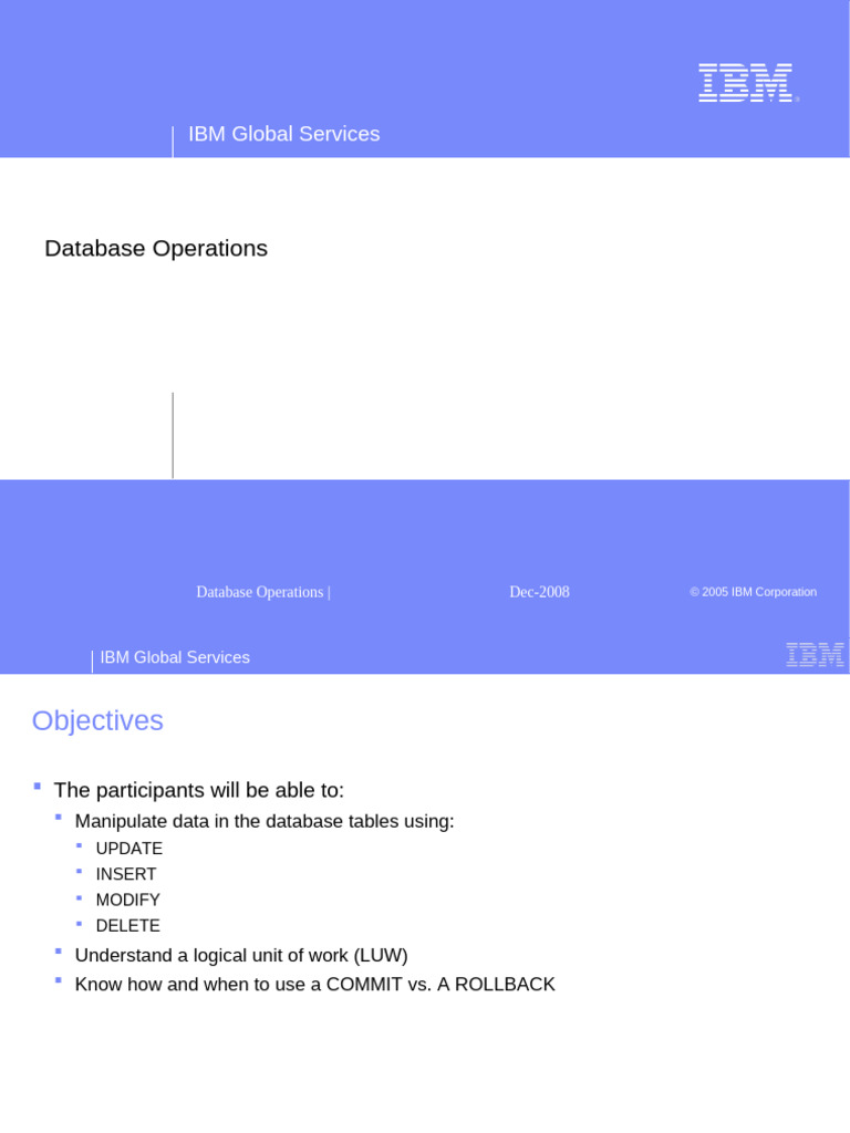 Chapter 13 - Database Operations | PDF | Database Transaction | Databases