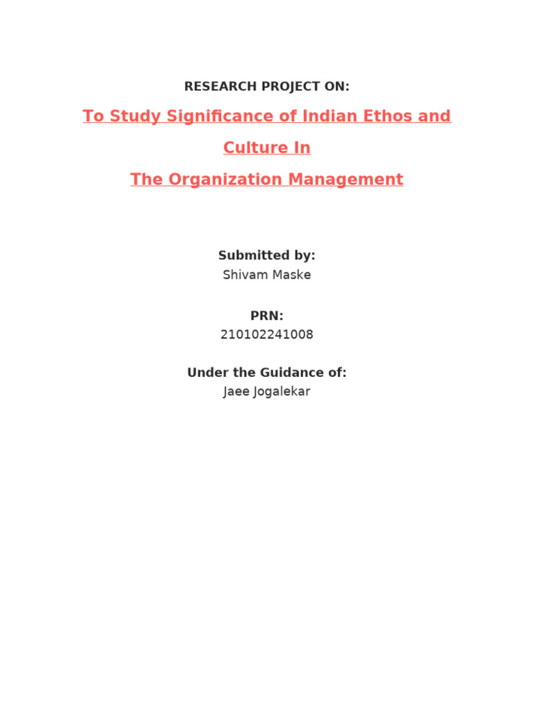 Research On Indian Culture | PDF | Moksha | Kama
