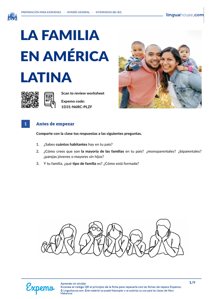 la-familia-en-américa-latina-castellano-spanish-student | PDF