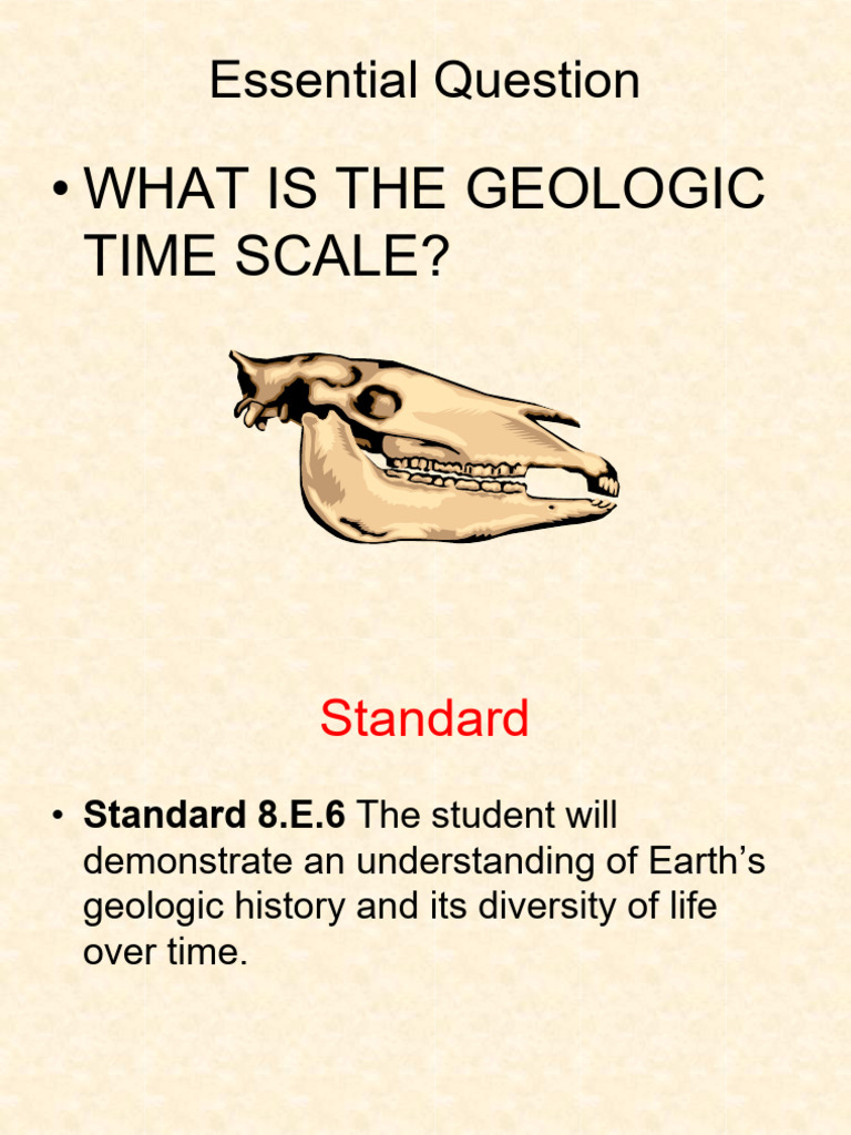 The Geological Time Scale and Eras | PDF | Geologic Time Scale ...