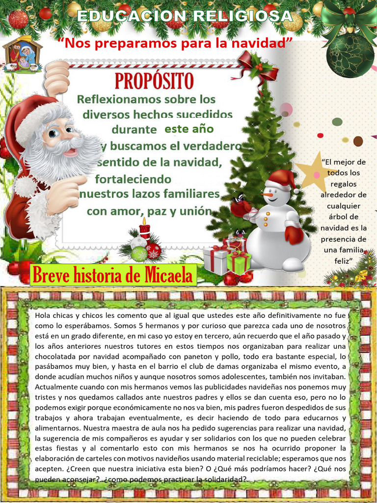 Ficha de Navidad | PDF | Navidad