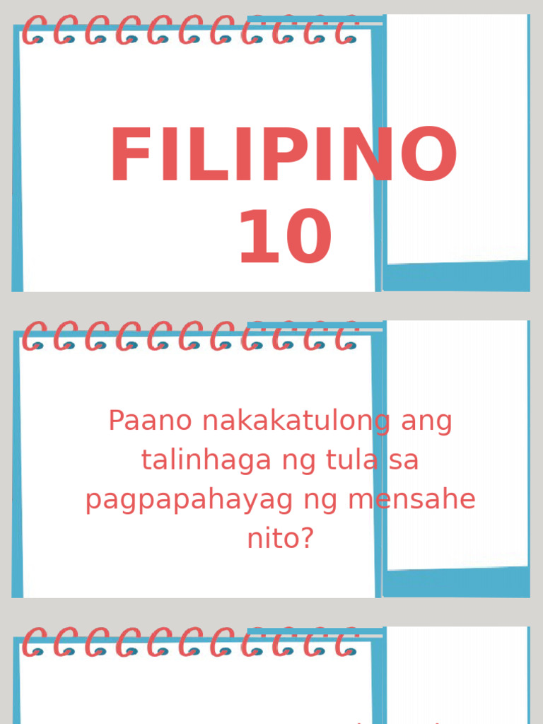 Filipino 10-Epiko | PDF