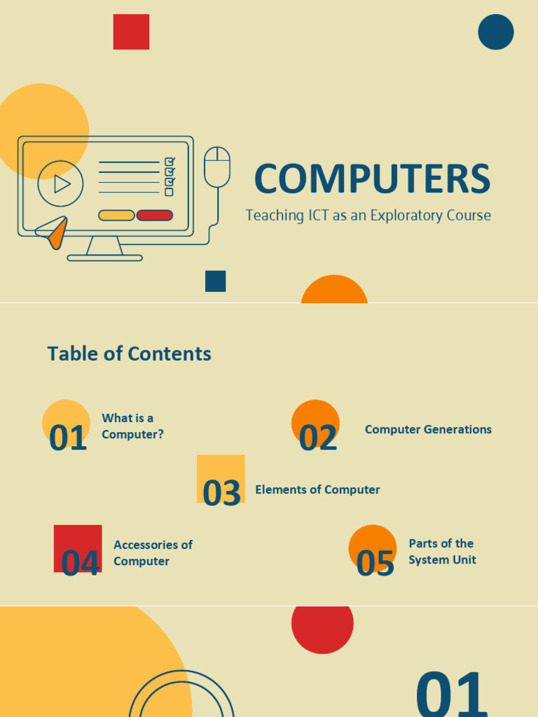 LESSON 1 - Computers | PDF | Printer (Computing) | Computer Data Storage