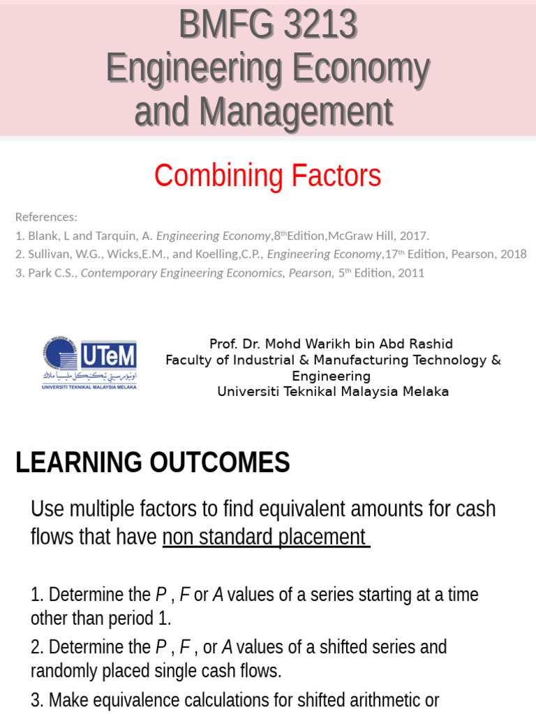 Ch3 Combining Factors | PDF | Interest