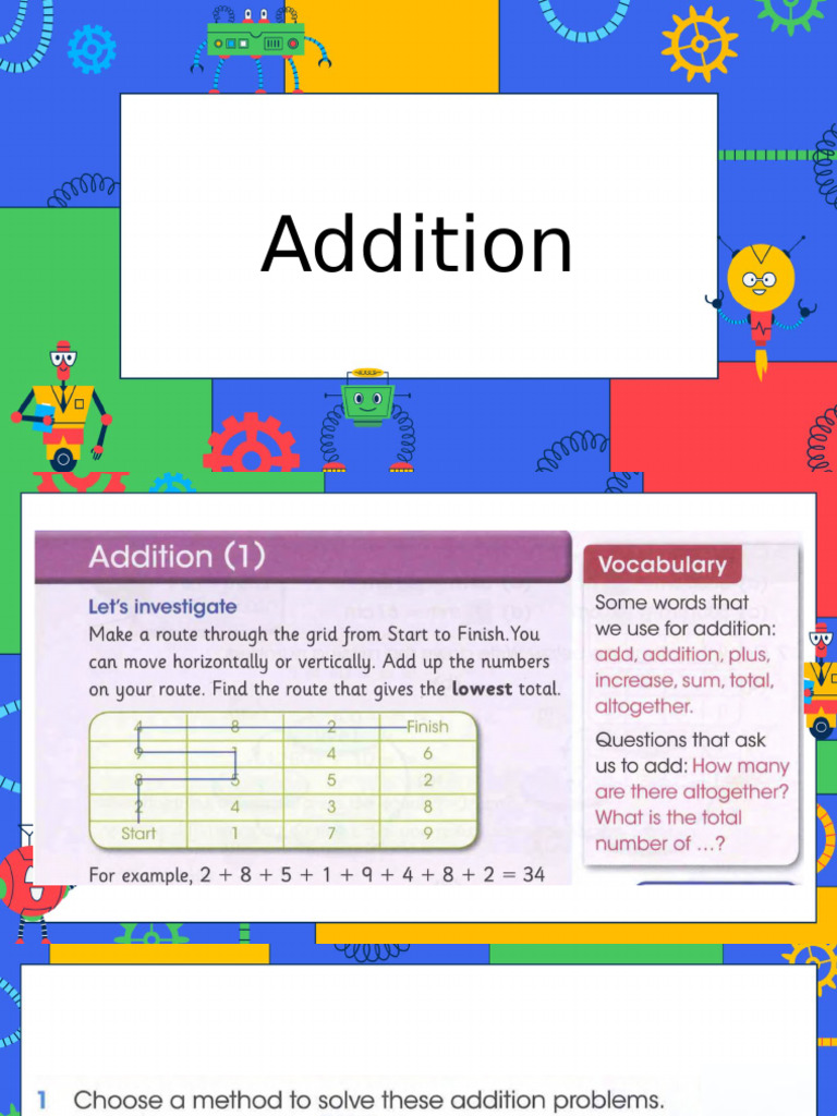Addition and Subtraction | PDF