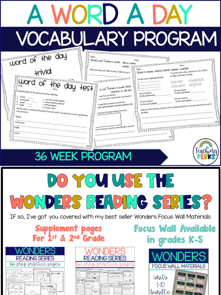 Vocabulary Program | PDF | Part Of Speech | Adverb