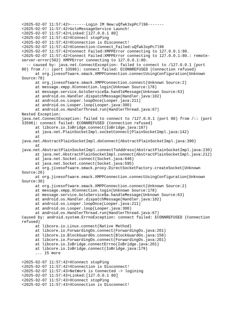 Golo 20250207 11 | PDF | Java (Programming Language) | Android (Operating System)