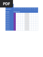 Employee Leave Planner Template Excel | PDF