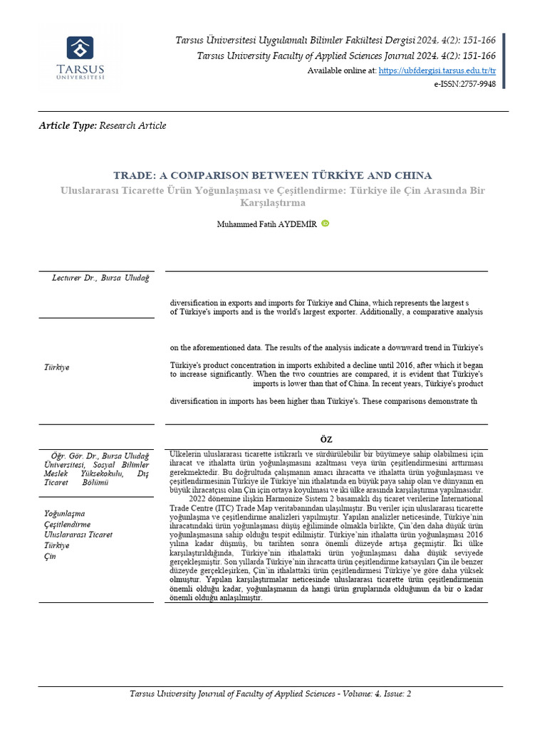 Uluslararas - Ticarette - R - N Yo - Unla - Mas - Ve - e - Itlendirme ...