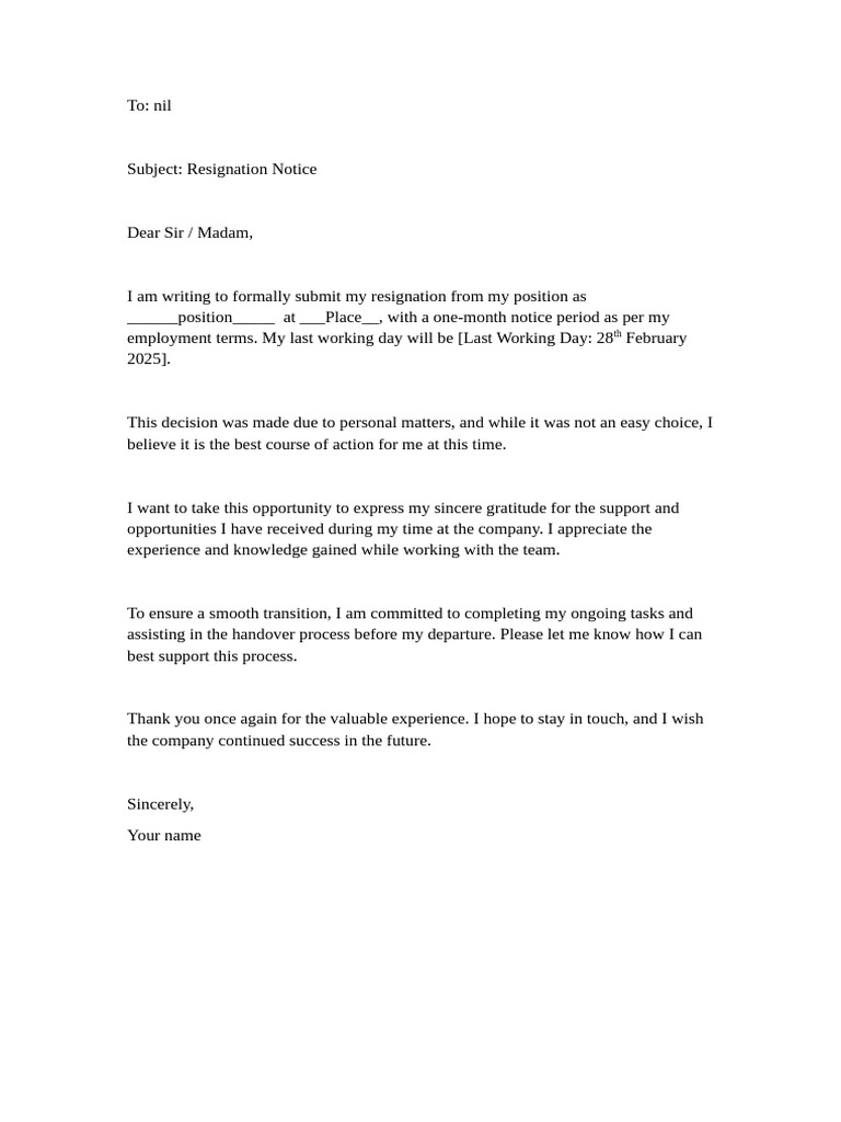 Assigned Letter | PDF