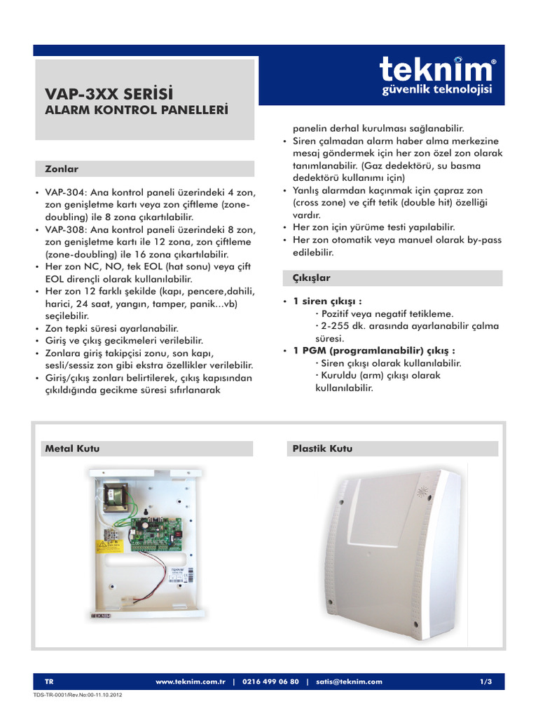 Vap 3xx Seri̇si̇ Broşür | PDF