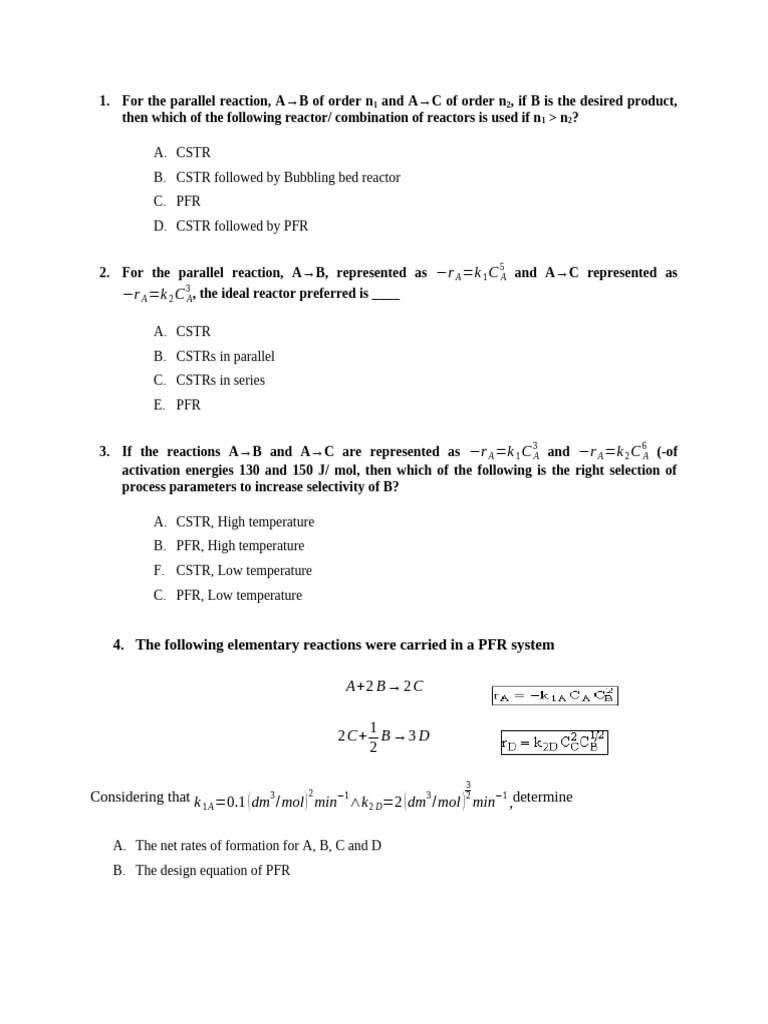 Worksheet 2 | PDF | Ammonia | Chemical Reactions