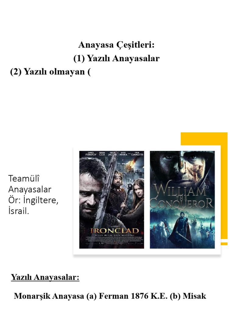Anayasa 2 Çeşi̇tleri̇ | PDF