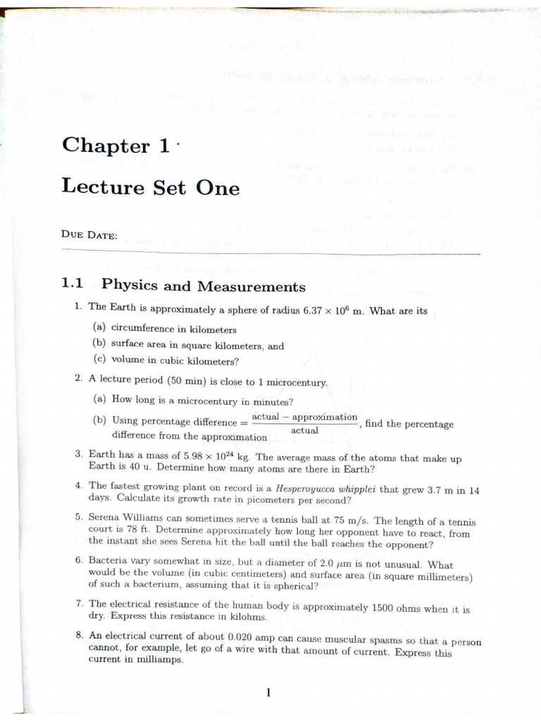 PHY Tutorial Booklet | PDF