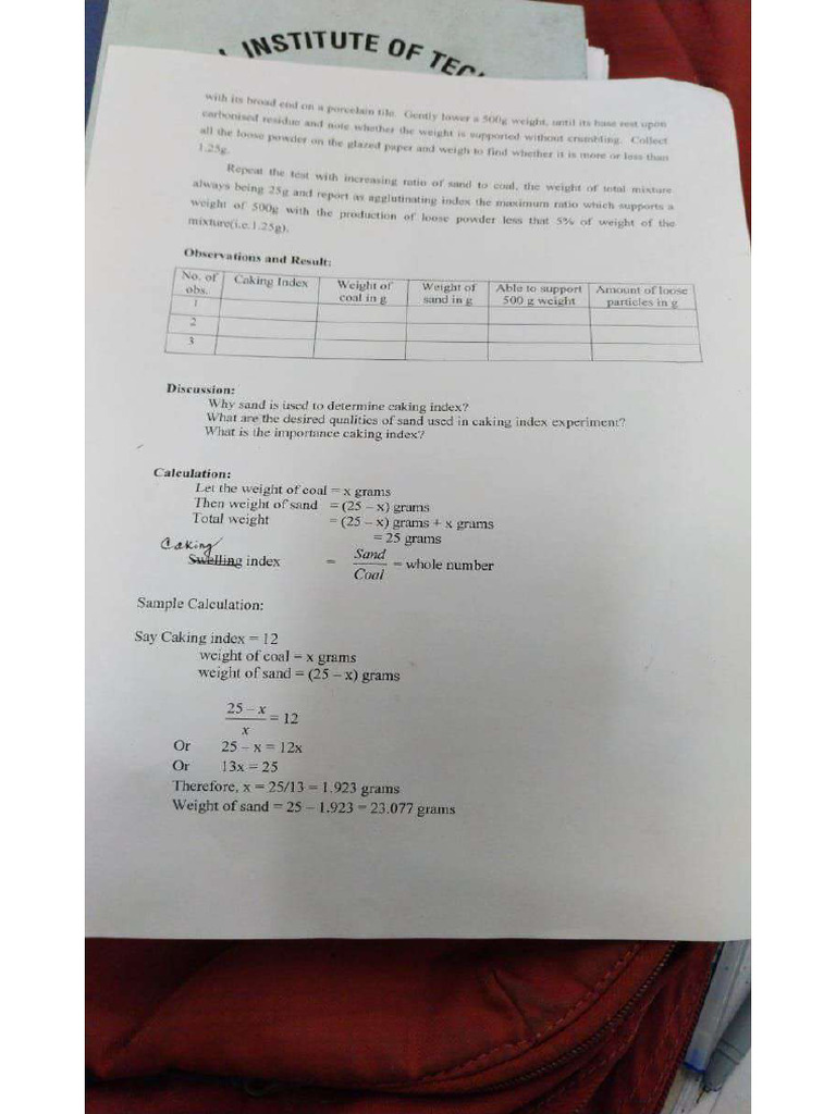 Swelling Lab Manual | PDF