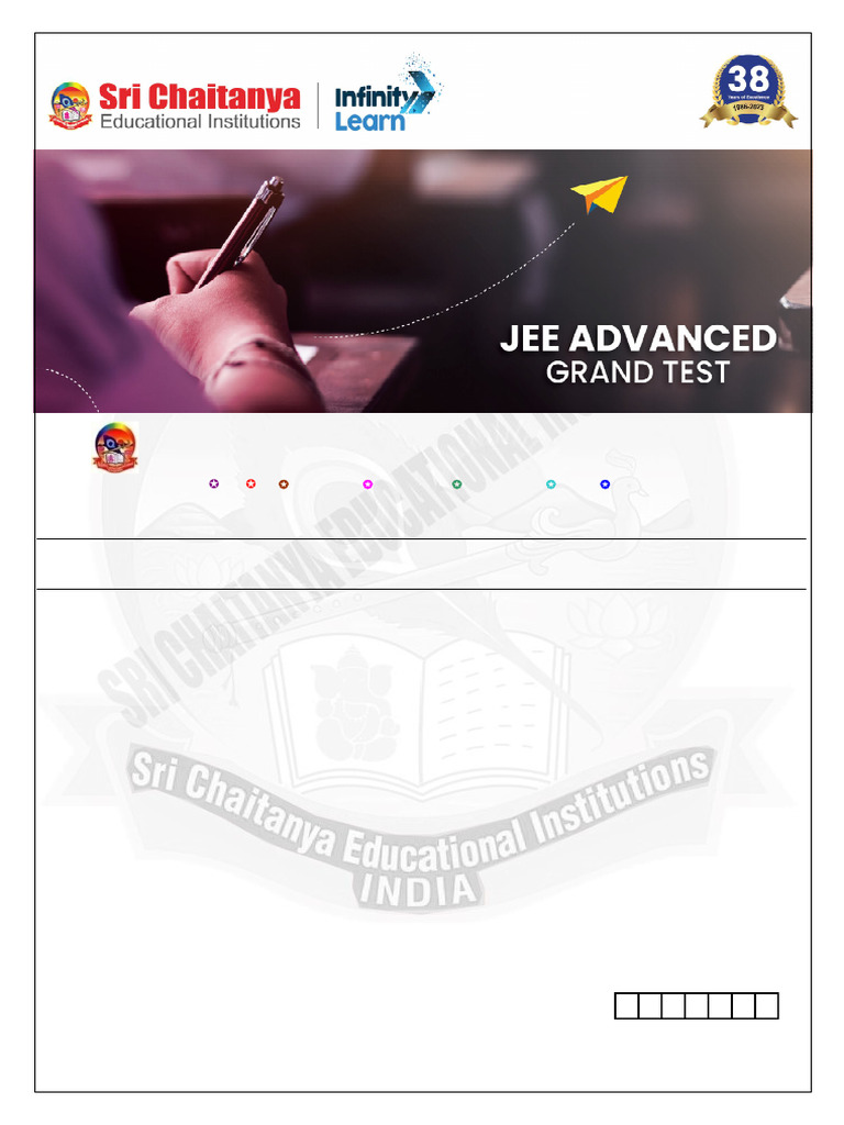 17-03-2024 - SR - Super60 - Elite, Target & LIIT-BTs - Jee-Adv (2020-P1) - GTA-17 - Q.Paper ...