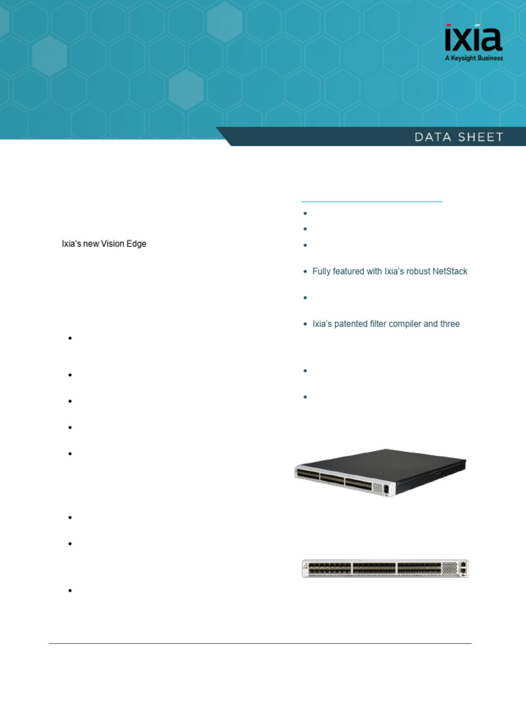Ixia-V-DS-Vision-E10S | PDF | Computer Network | Power Supply