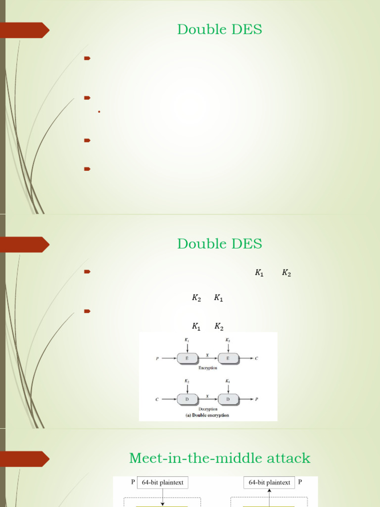 Double Des and Triple Des | PDF | Encryption | Secure Communication