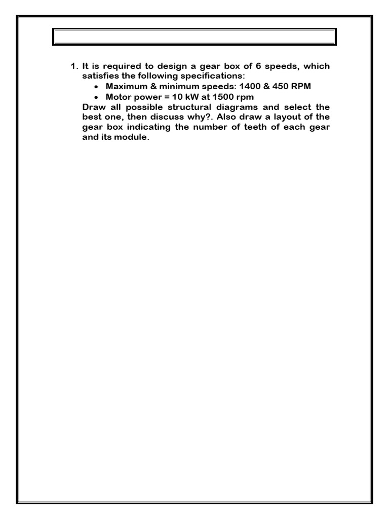 SHEET 2 Machine Design | PDF | Mechanical Engineering | Metalworking