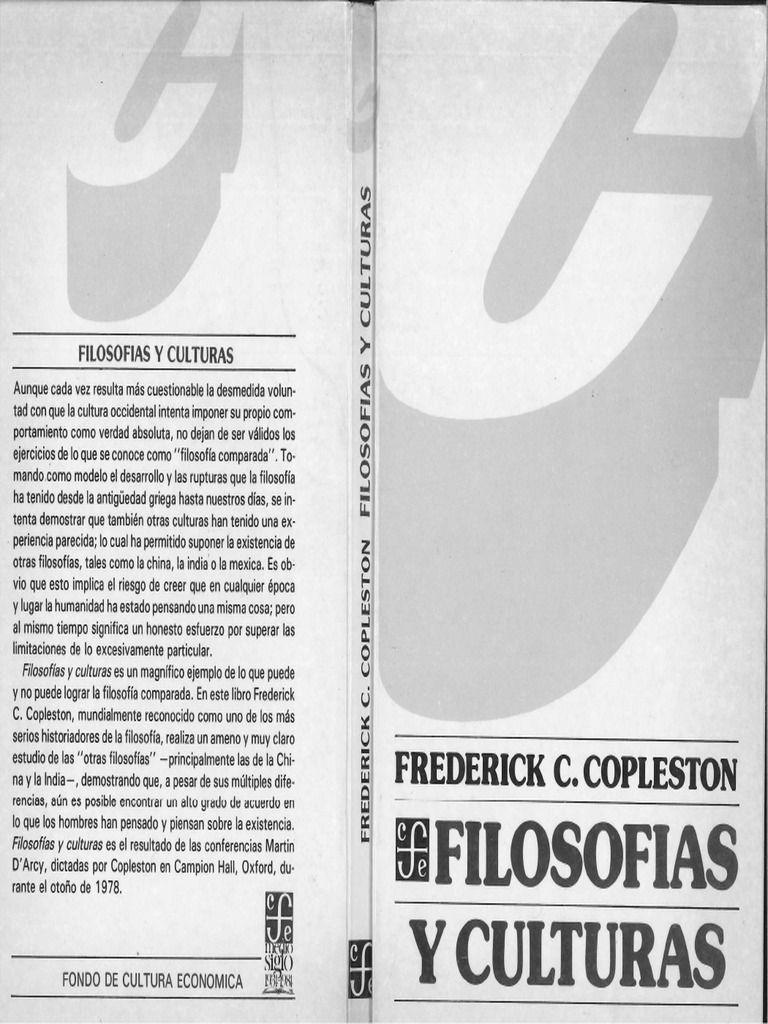 Copleston Filosofía y Culturas, Selección | PDF