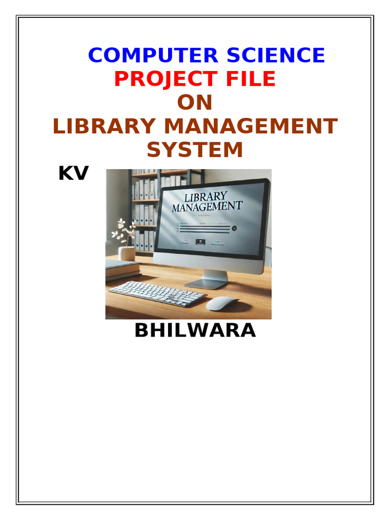 Library Management System Project Report | PDF | Libraries | Databases