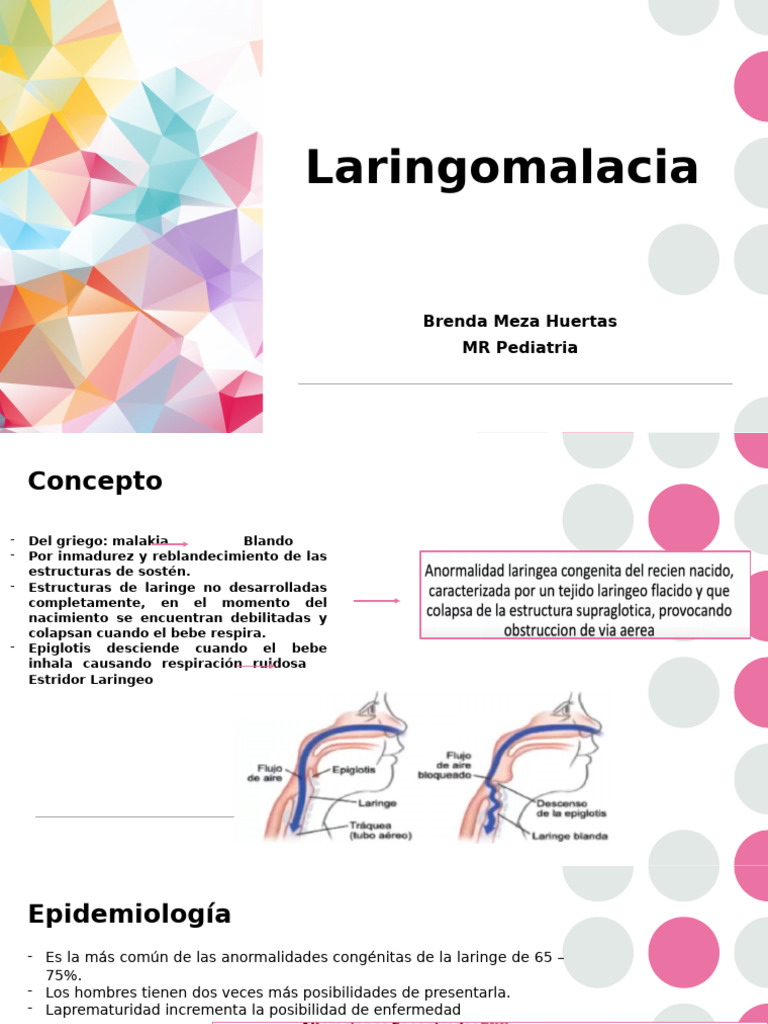 Laringomalacia: Causas y Clasificación | PDF